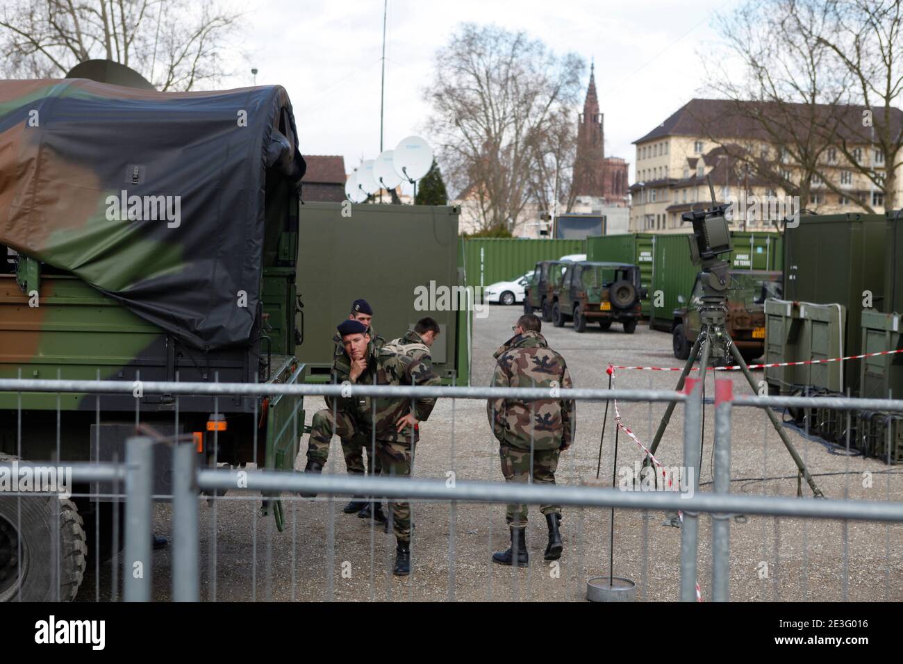French army preparing for security of Nato Summit in Strasbourg, France ...