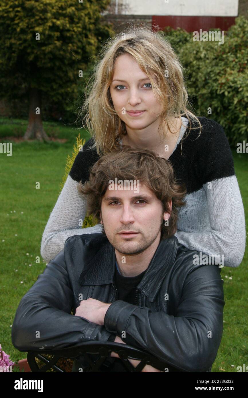 Singer and actress Stephanie de Crayencour and Marc Pinilla pose during ...
