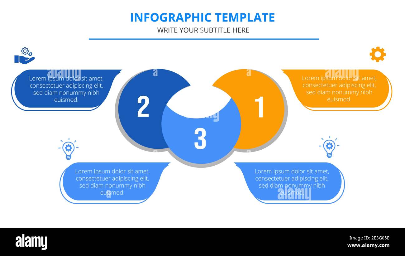 Template infographic steps 3 hi-res stock photography and images - Alamy
