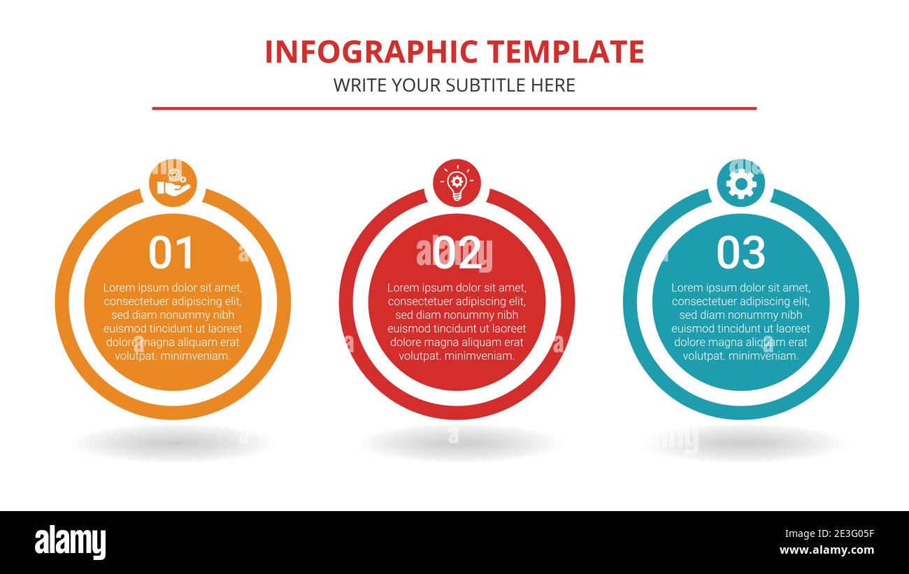 Timeline business infographic template with 3 steps Stock Vector Image ...