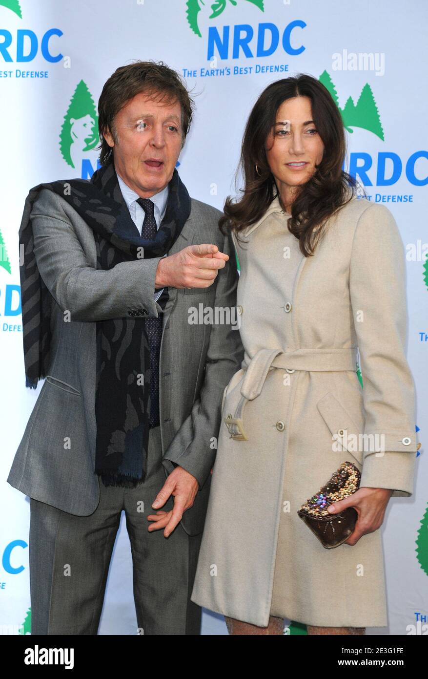 Sir Paul McCartney and girlfriend Nancy Shevell arriving at the Natural ...
