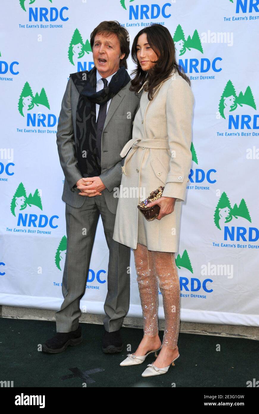 Sir Paul McCartney and girlfriend Nancy Shevell arriving at the Natural ...