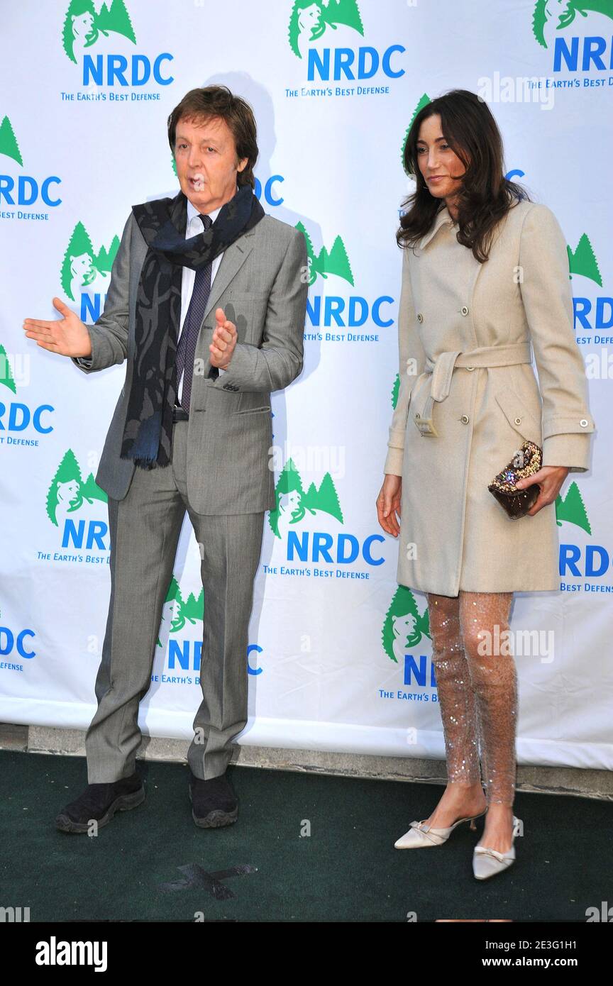 Sir Paul McCartney and girlfriend Nancy Shevell arriving at the Natural ...
