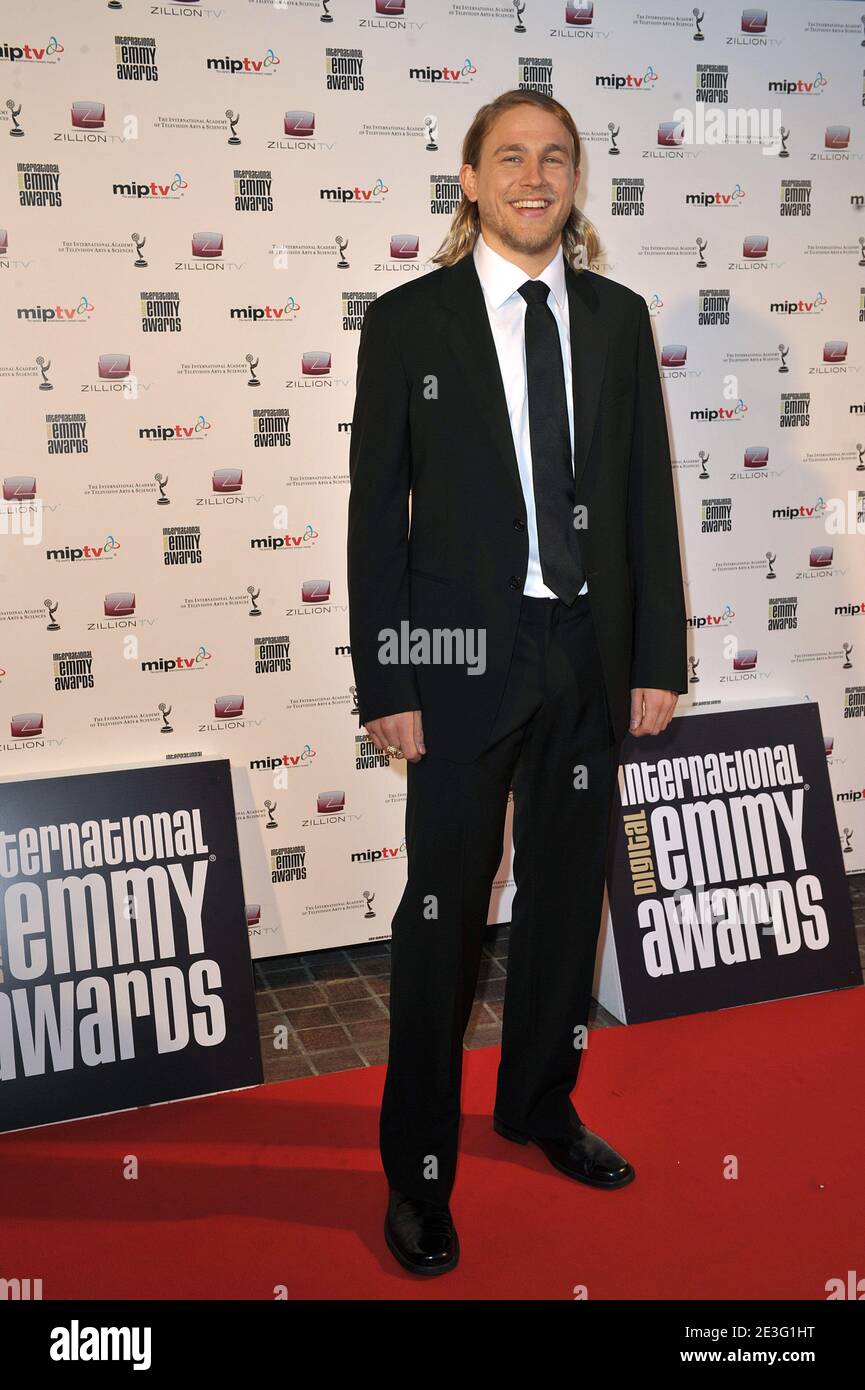 US actor Charlie Hunnam poses upon arrival for the International ...