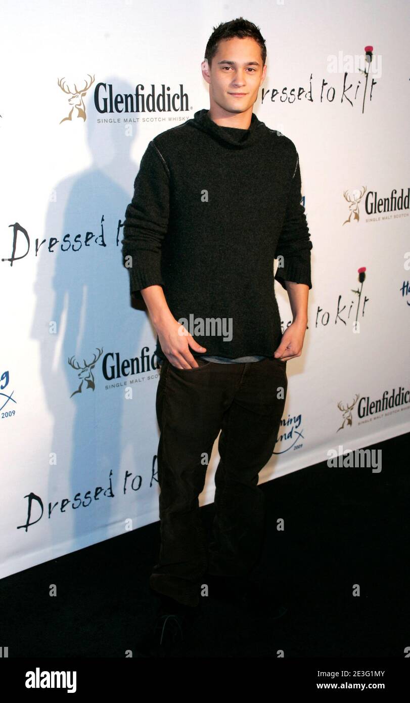 Actor Rafi Gavron arriving at the 2009 Dressed To Kilt Tartan Week Kick ...