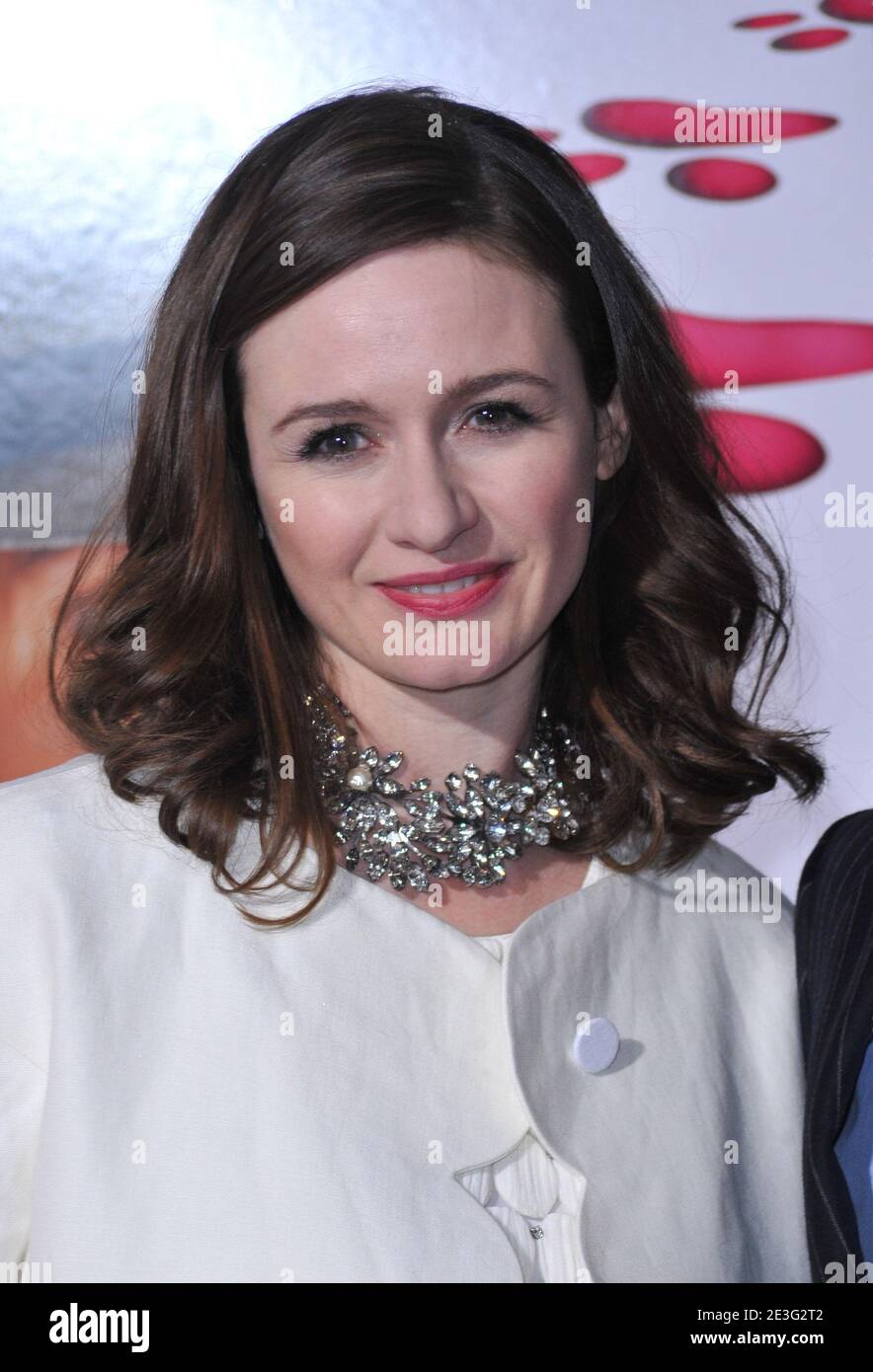 Actress Emily Mortimer attends the premiere of 'The Pink Panther 2' at ...