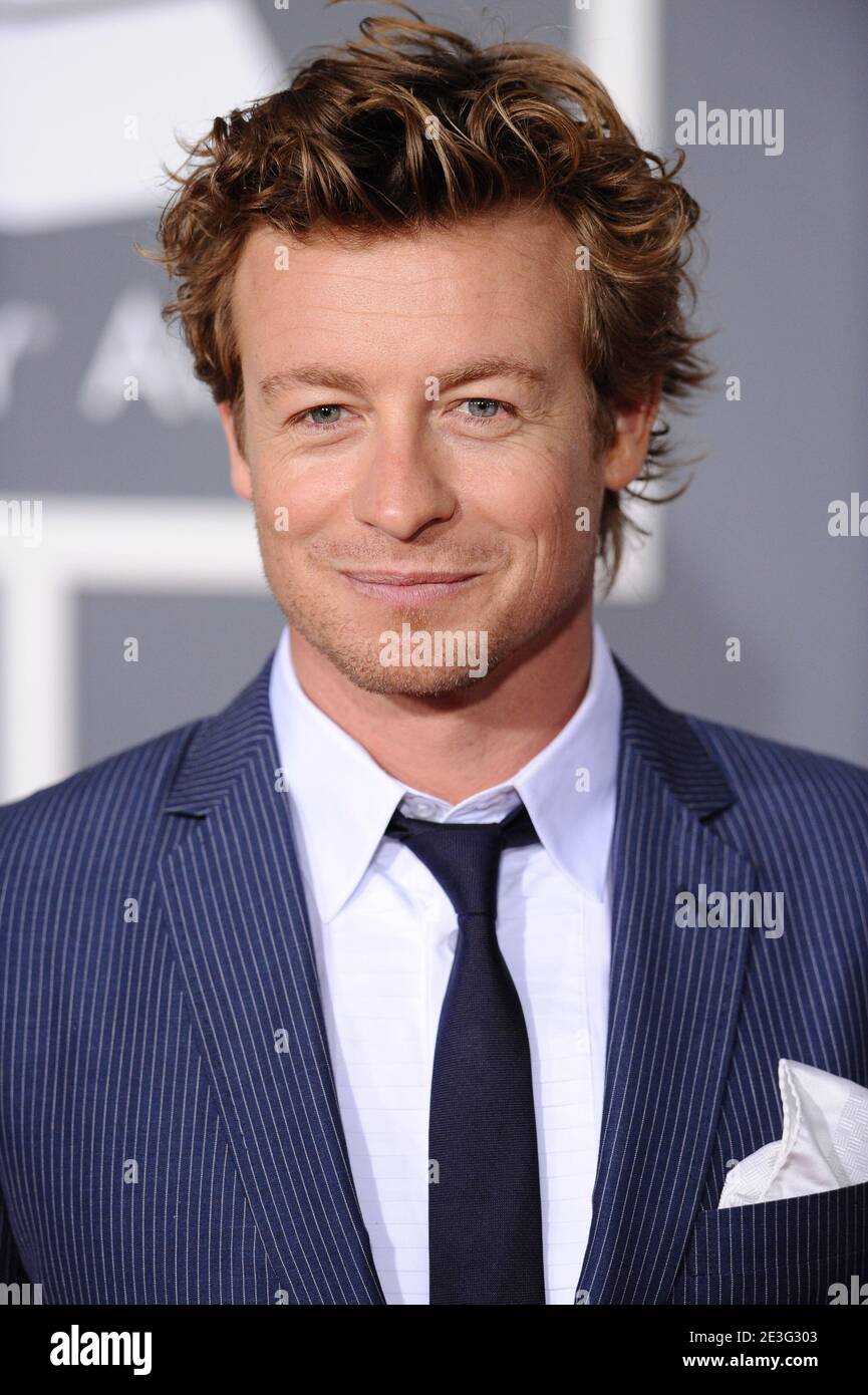 Simon Baker arriving at the 51st Annual Grammy Awards, held at the ...
