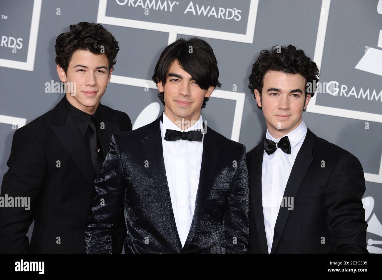 Jonas Brothers arriving at the 51st Annual Grammy Awards, held at the ...