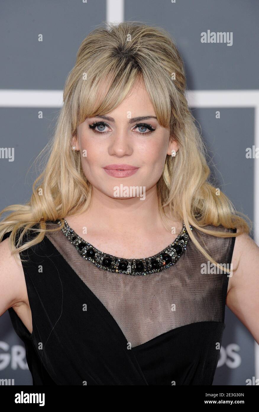 Duffy arriving at the 51st Annual Grammy Awards, held at the Staples ...