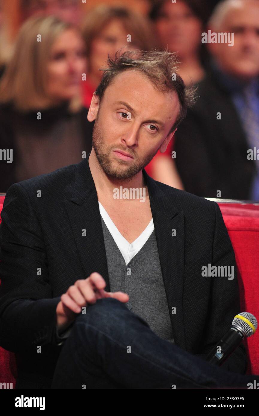 Pierre Souchon at the taping of Vivement Dimanche on January 5, 2019 in ...