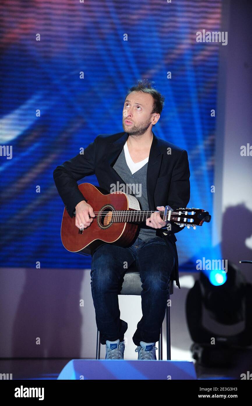Pierre Souchon at the taping of Vivement Dimanche on January 5, 2019 in ...