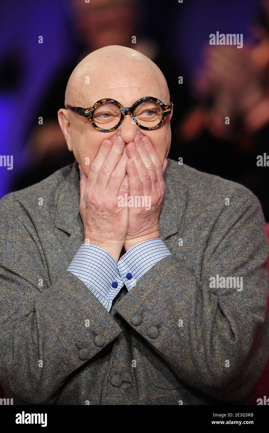 Jean-Pierre Coffe at the taping of Vivement Dimanche on January 21 ...