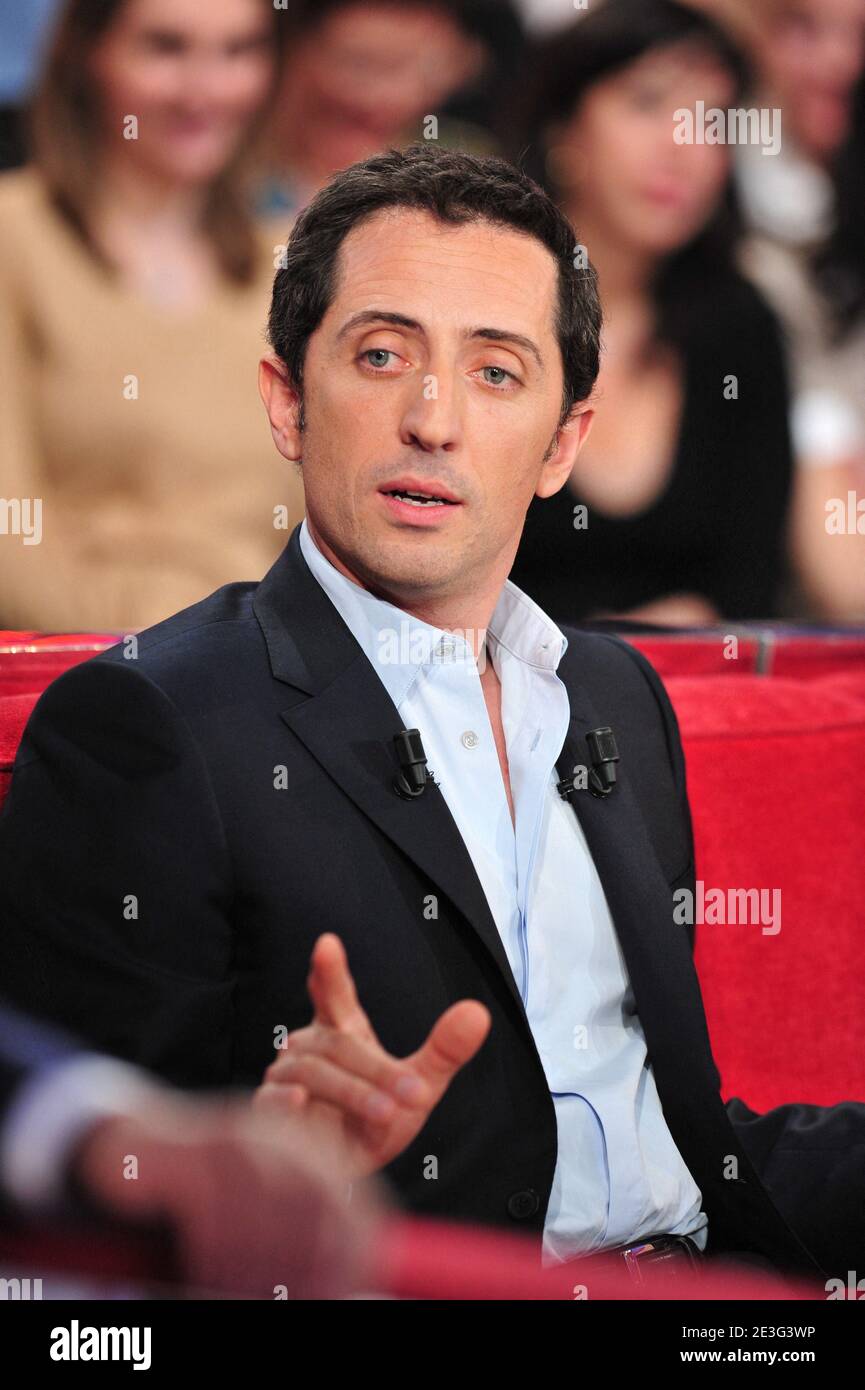 Gad Elmaleh at the taping of Vivement Dimanche on March 11, 2009 in ...