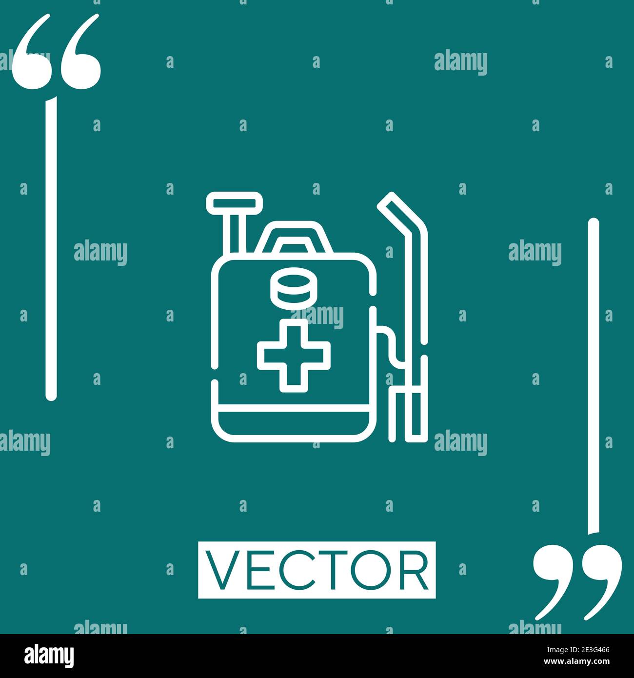 disinfectant vector icon Linear icon. Editable stroke line Stock Vector ...