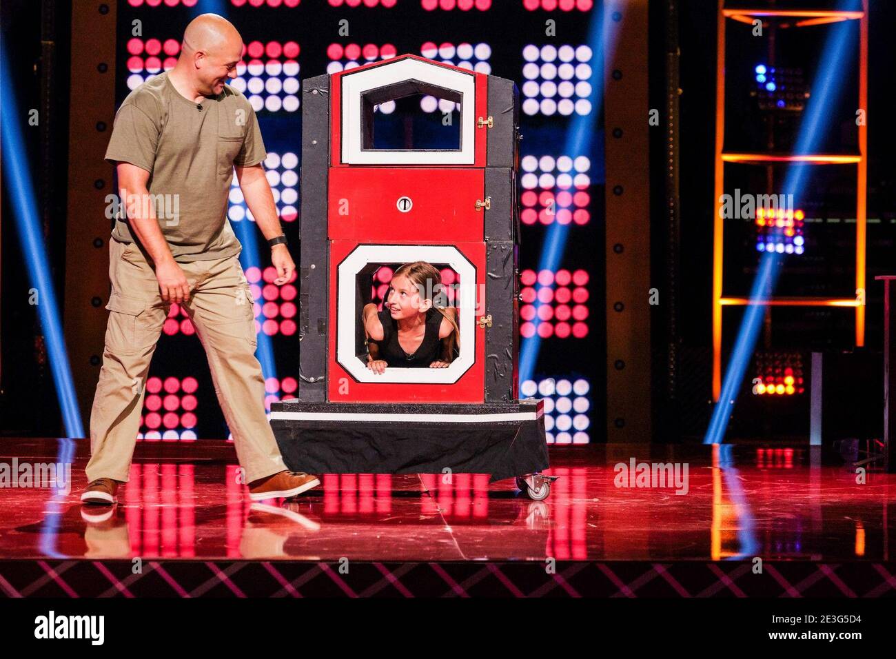 GO-BIG SHOW, (aka GO BIG SHOW), from left: Scott Anderson and daughter ...