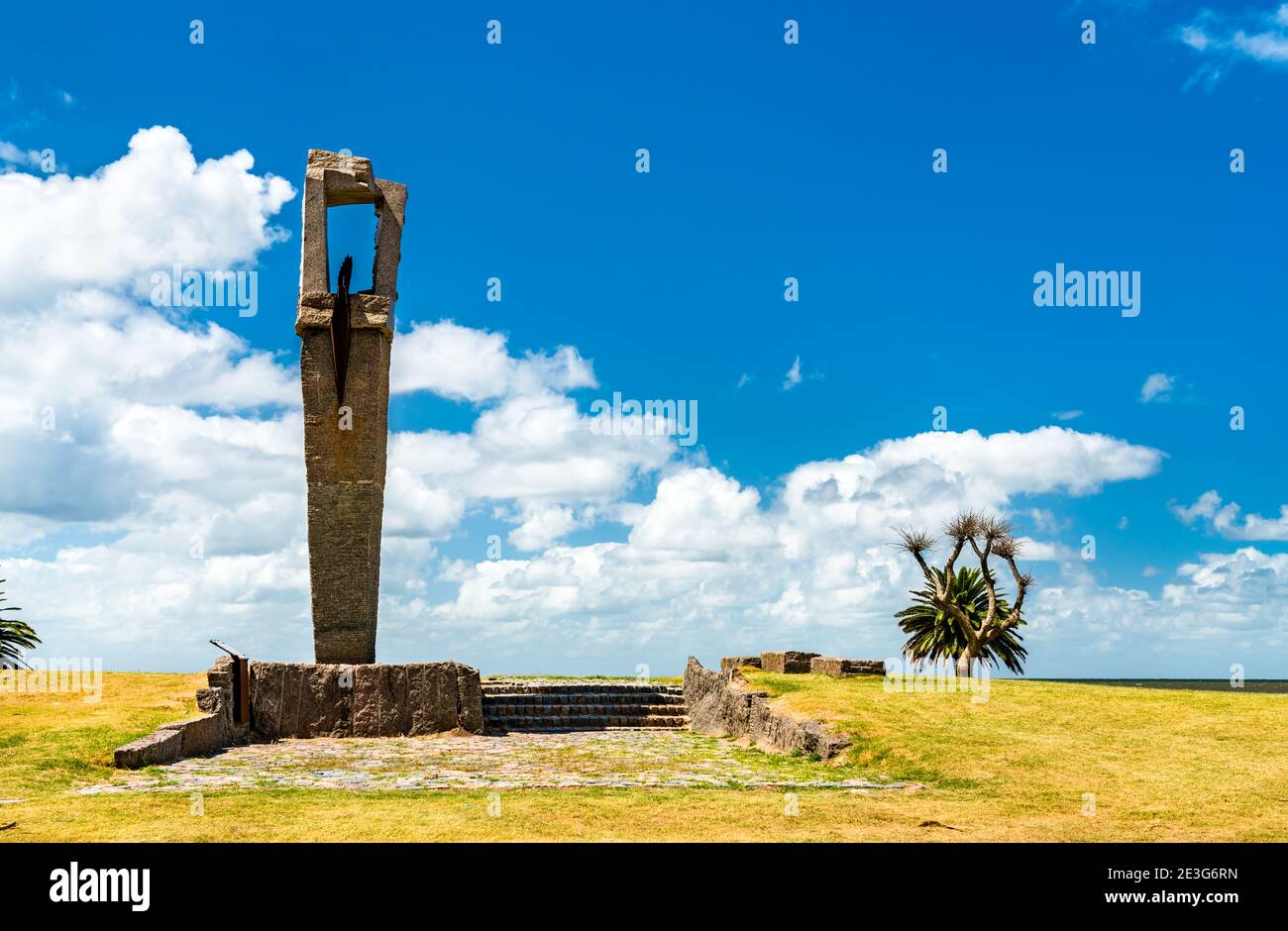 Monument at Punta Brava in Montevideo, Uruguay Stock Photo - Alamy