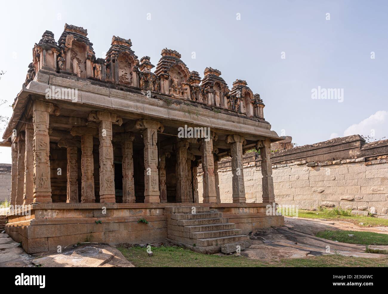 Hampi, Karnataka, India - November 5, 2013: Malyavanta Raghunatha ...