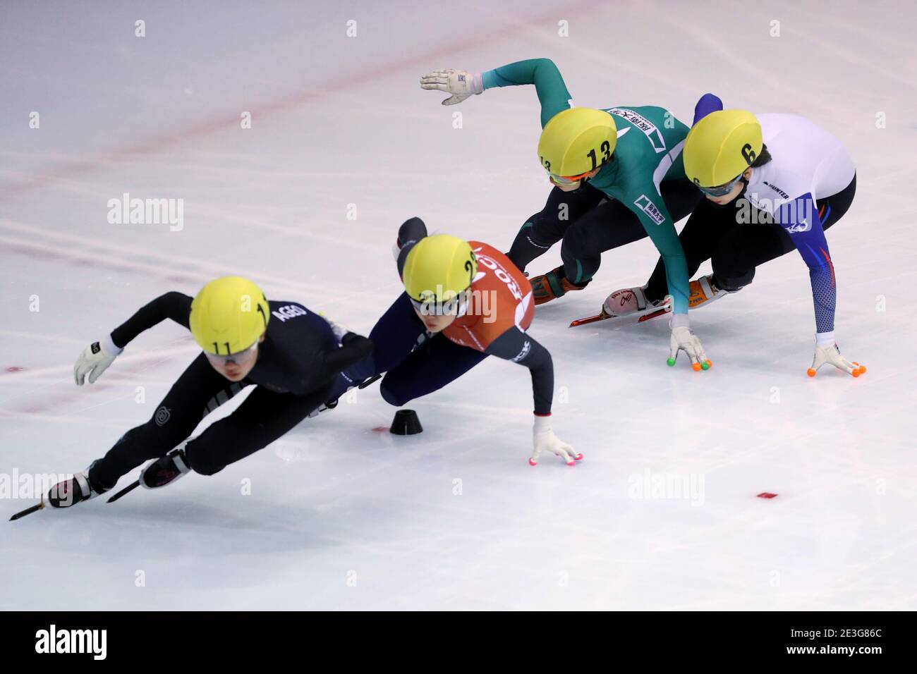 Nagano, Japan. 17th Jan, 2021. General view Short Track Skating : The ...