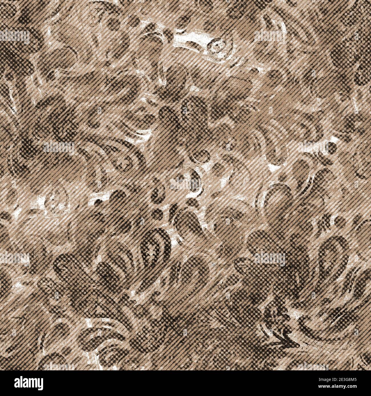 Seamless pattern on cardboard texture for print Stock Photo - Alamy