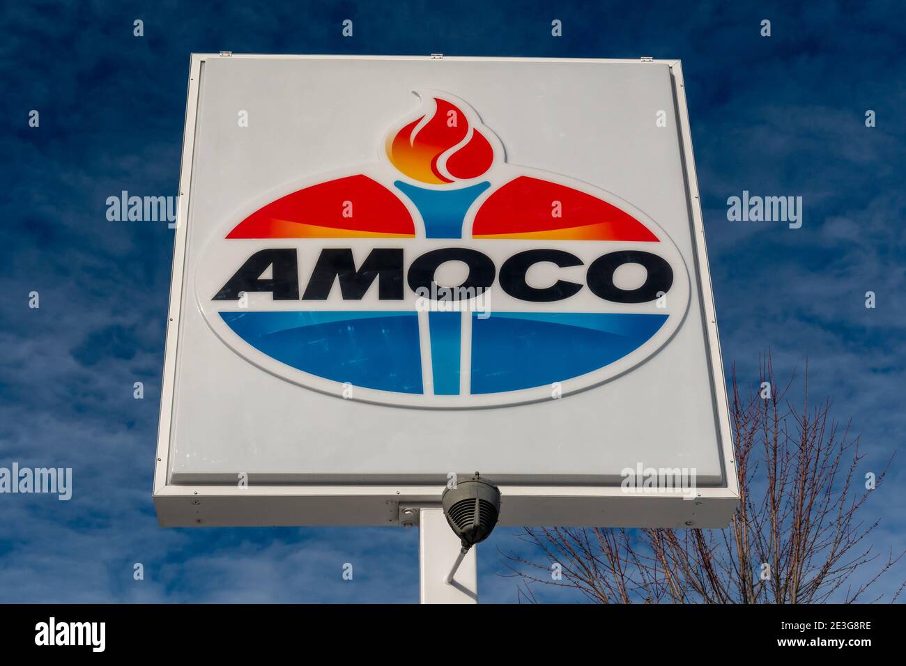 Amoco gas station hi-res stock photography and images - Alamy