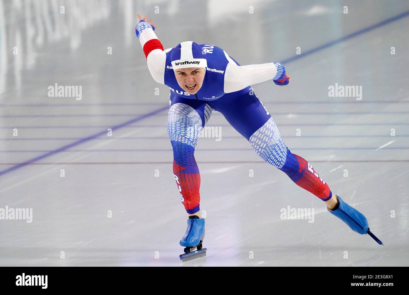 Daria Kachanova (RUS on final distance 1000 meter during European ...