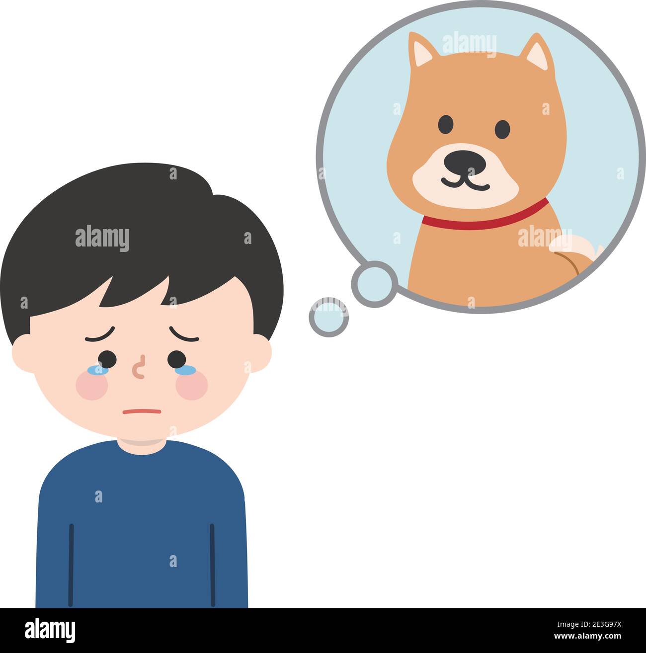 Tears and the suffering of death Stock Vector Images - Alamy