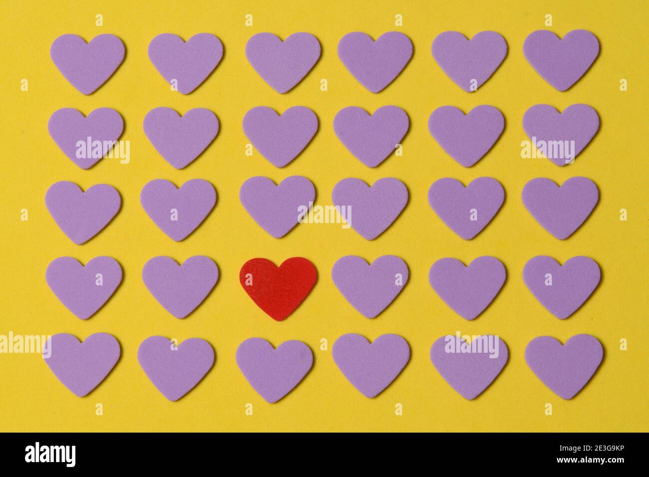 mosaic background with heart shapes to remember valentine's day Stock ...