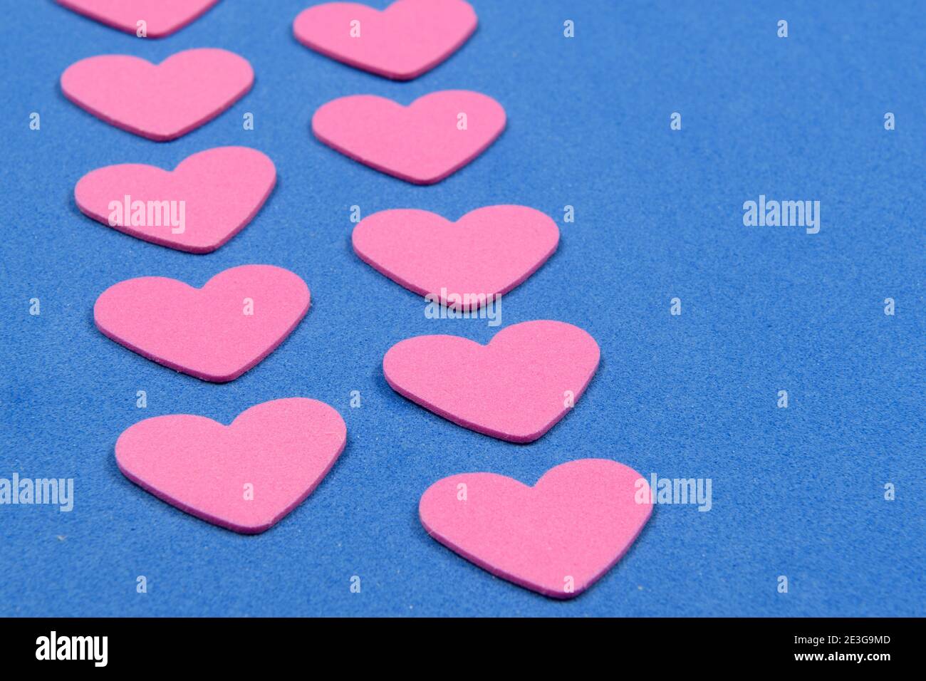 mosaic background with heart shapes to remember valentine's day Stock ...