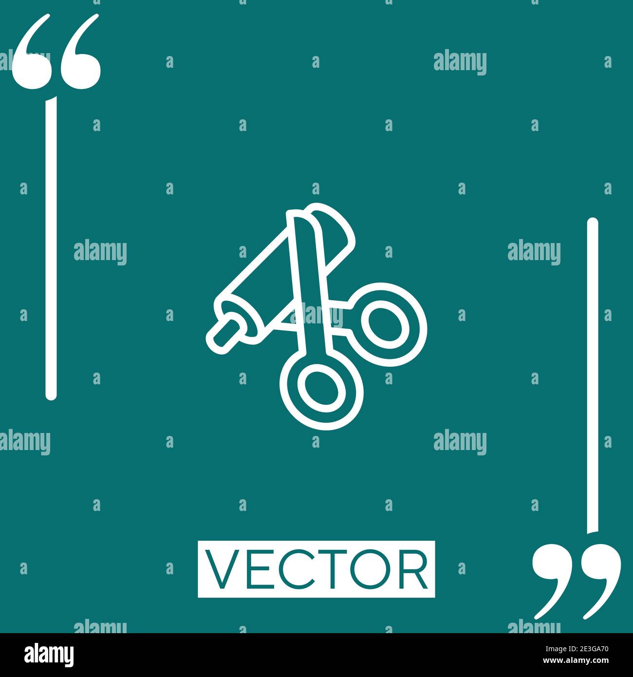 nerves vector icon Linear icon. Editable stroke line Stock Vector Image ...