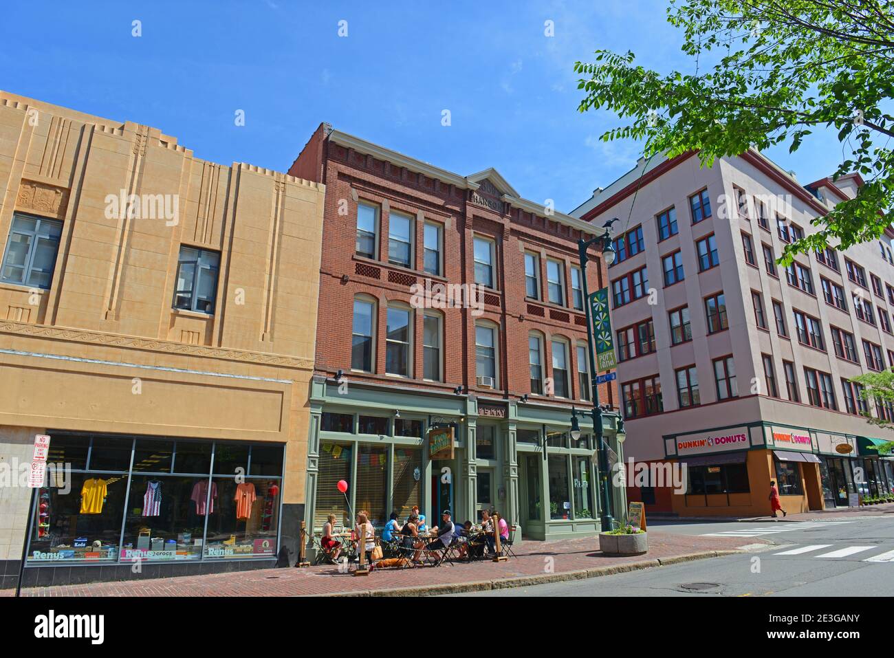 Maine portland congress square hi-res stock photography and images - Alamy