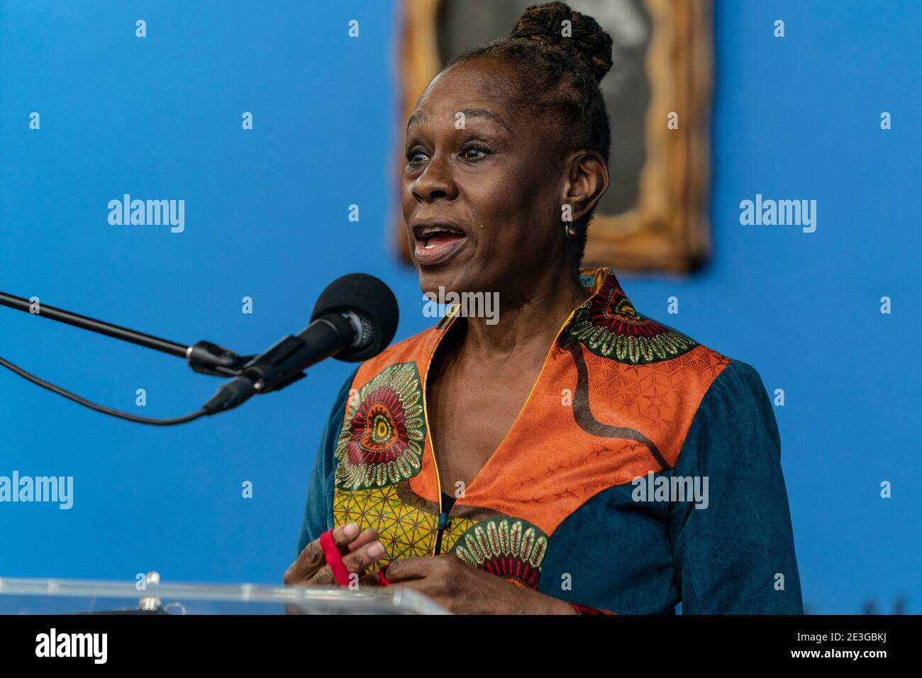 New York, United States. 18th Jan, 2021. Chirlane McCray, New York City ...