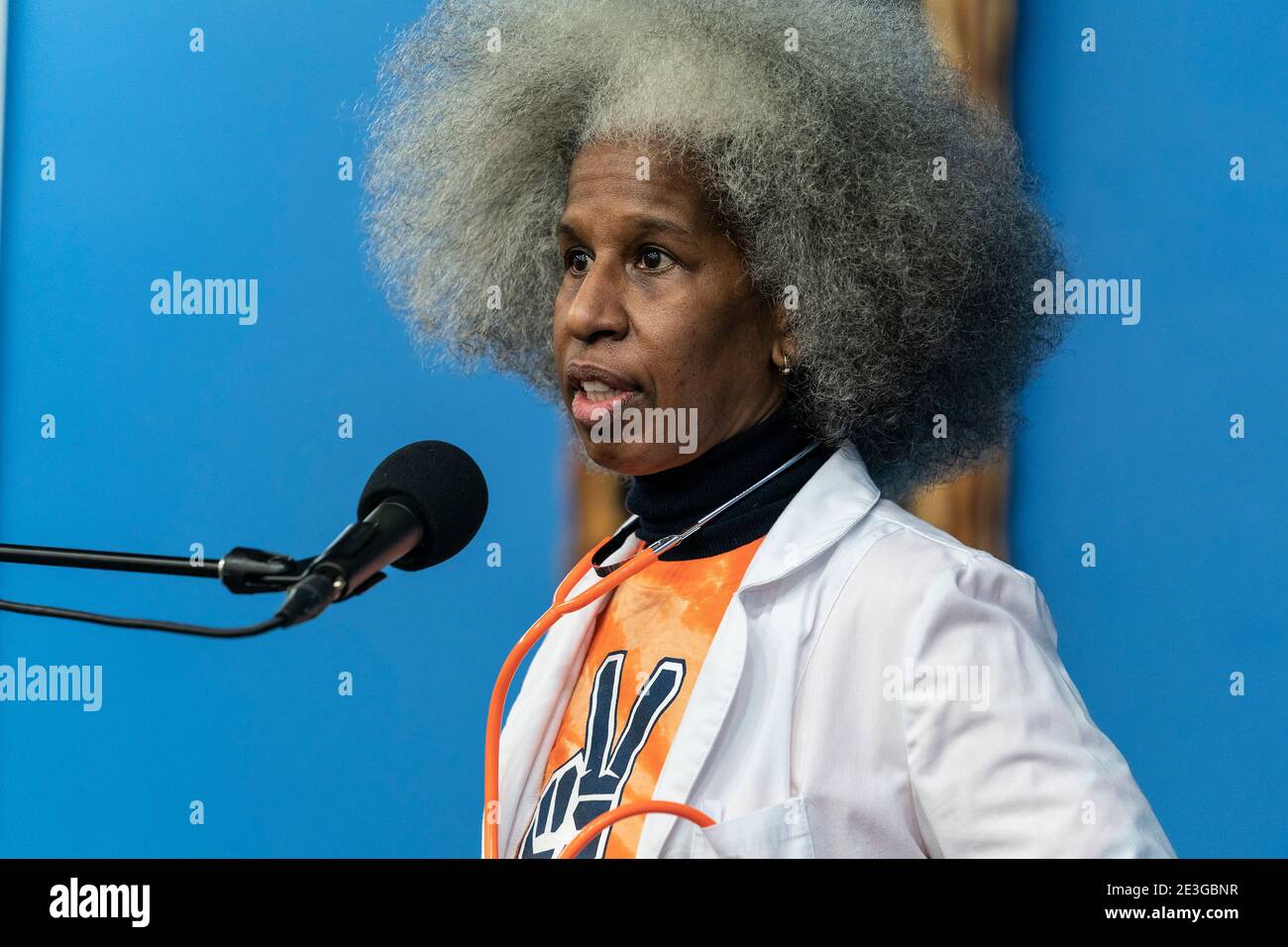 New York, United States. 18th Jan, 2021. Erica Ford, activist and CEO ...