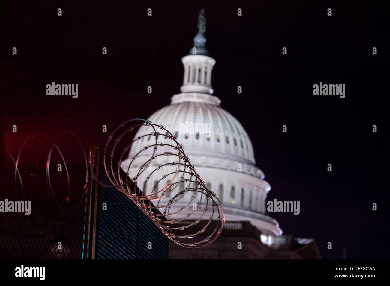 Wire fencing seen outside hi-res stock photography and images - Alamy