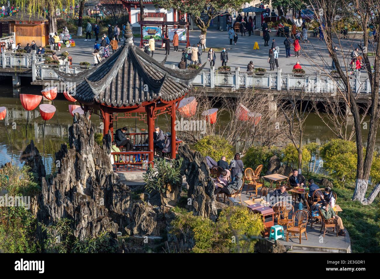 Chinese tea pavilion hi-res stock photography and images - Alamy