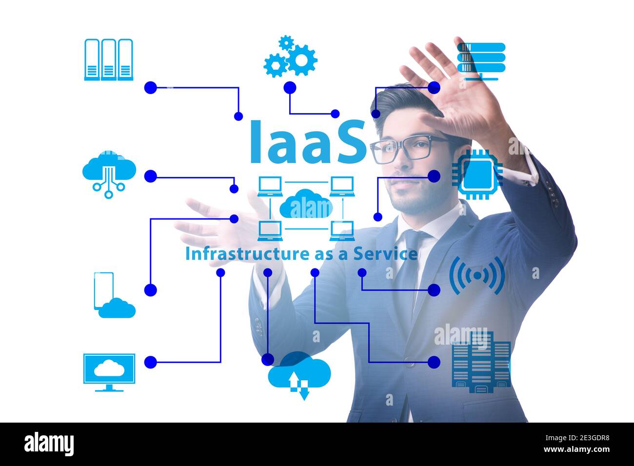 Iaas infrastructure as a service Cut Out Stock Images & Pictures - Alamy