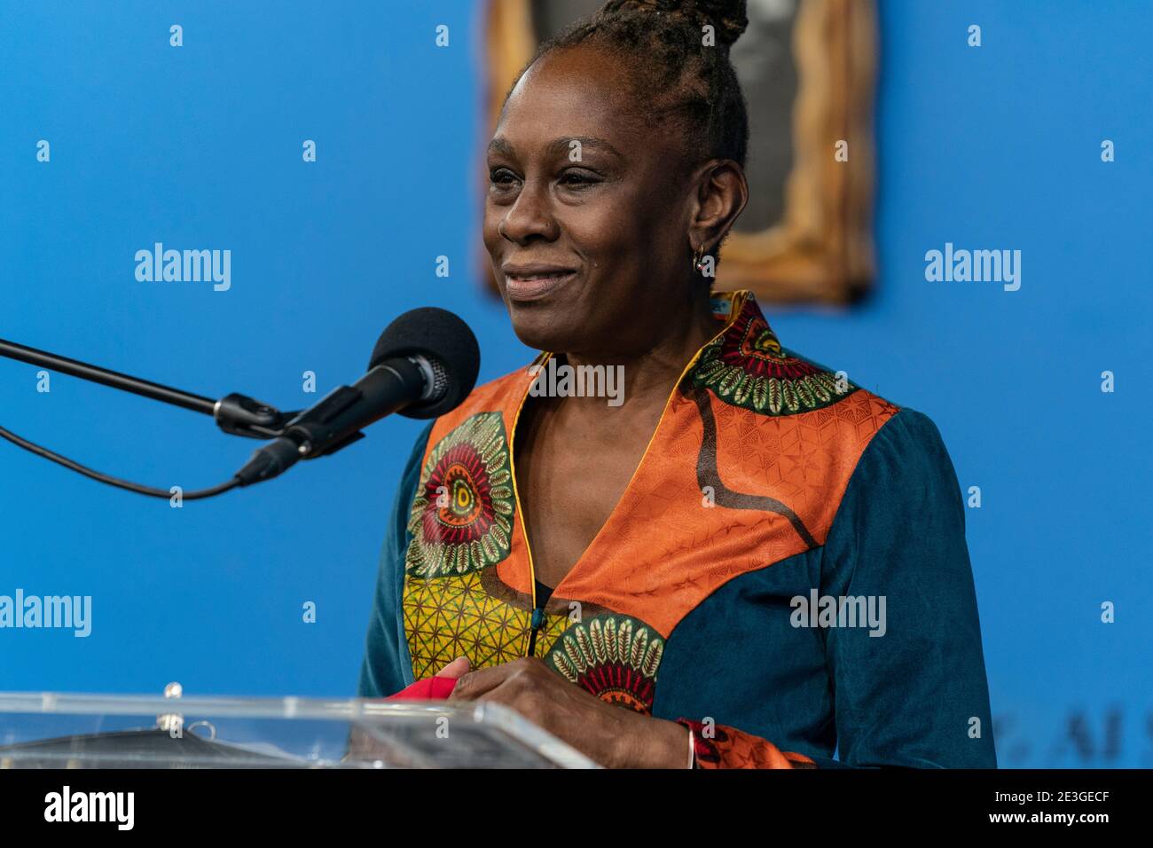 New York, NY - January 18, 2021: Chirlane McCray, New York City First ...