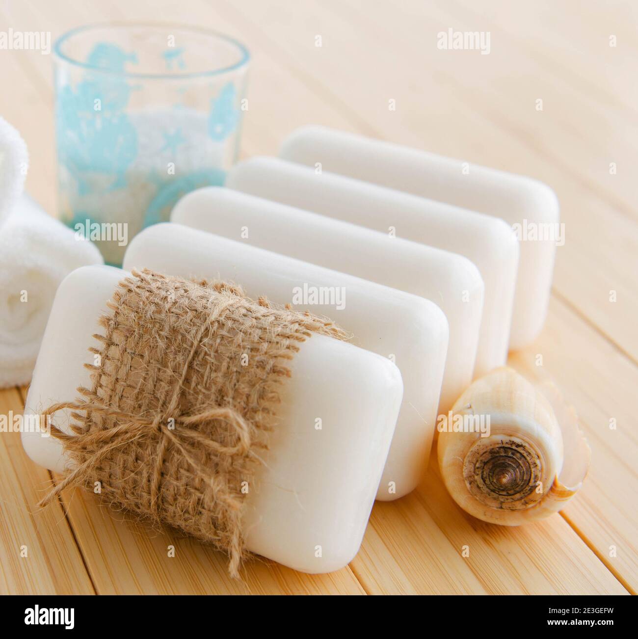 The healthy lifestyle concept with aromatic soaps Stock Photo - Alamy