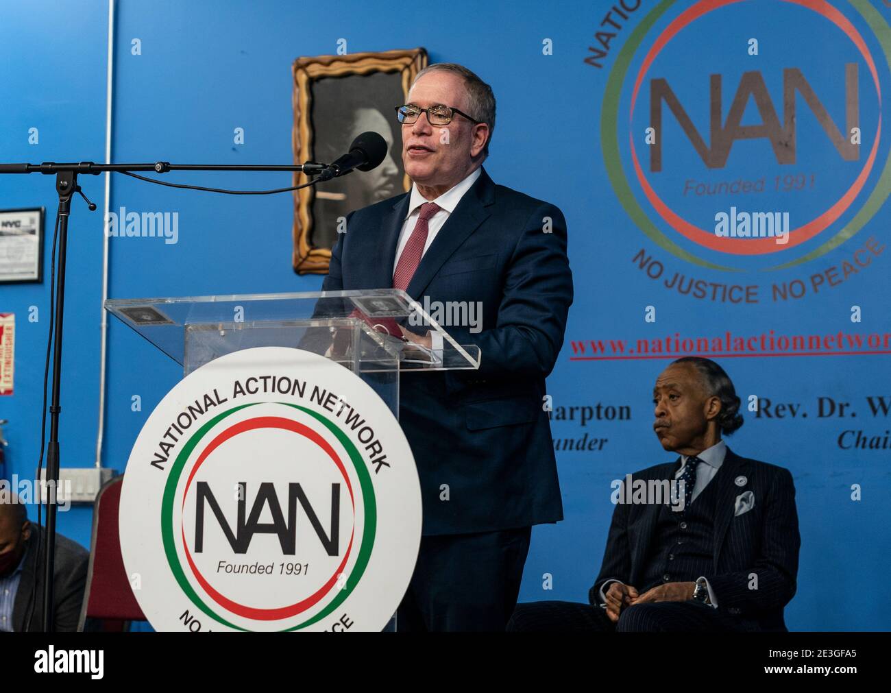 New York, NY - January 18, 2021: NYC Comtroller Scott Stringer speaks ...