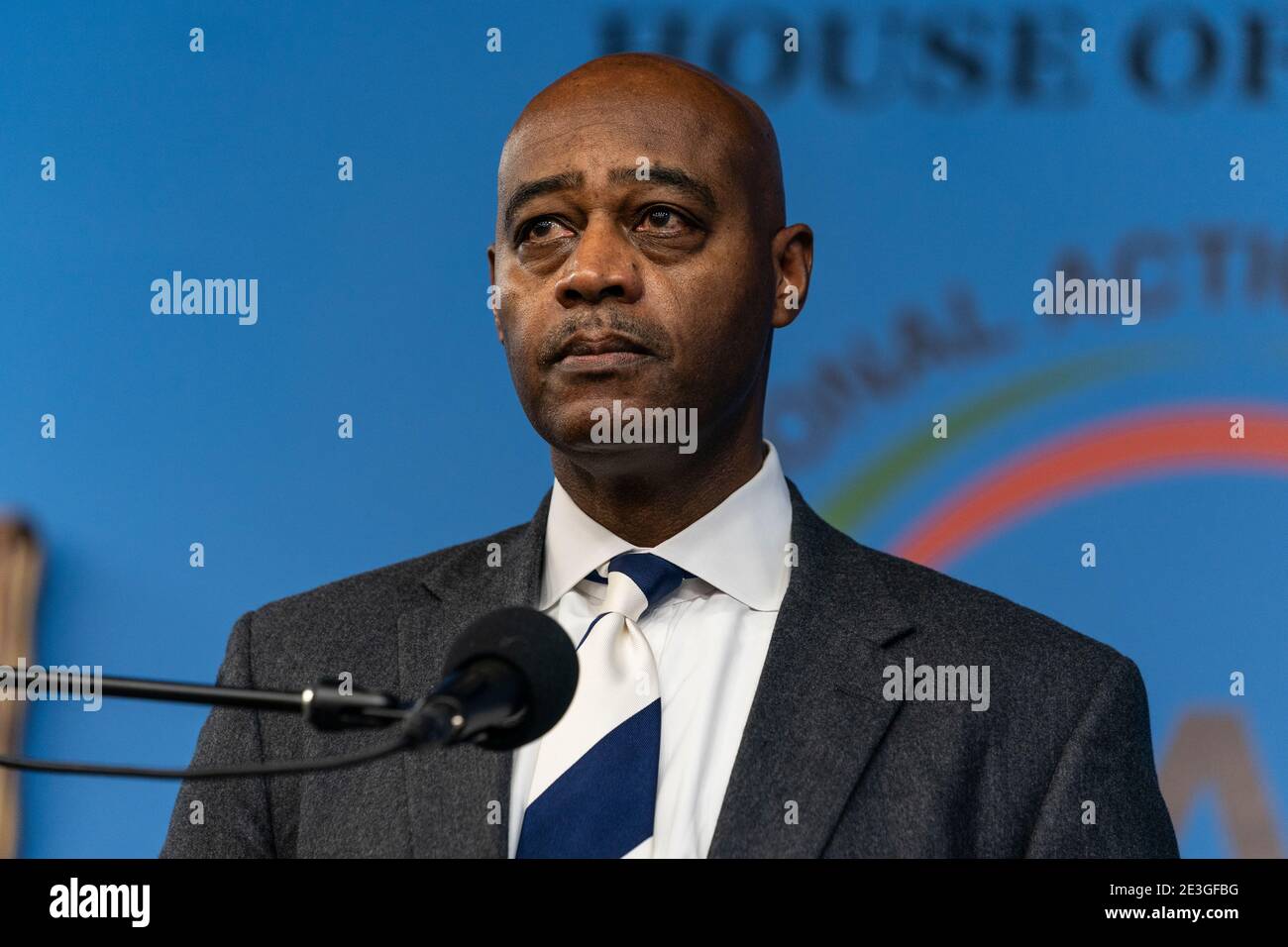 New York, NY - January 18, 2021: Candidate for mayor of NYC Ray McGuire ...