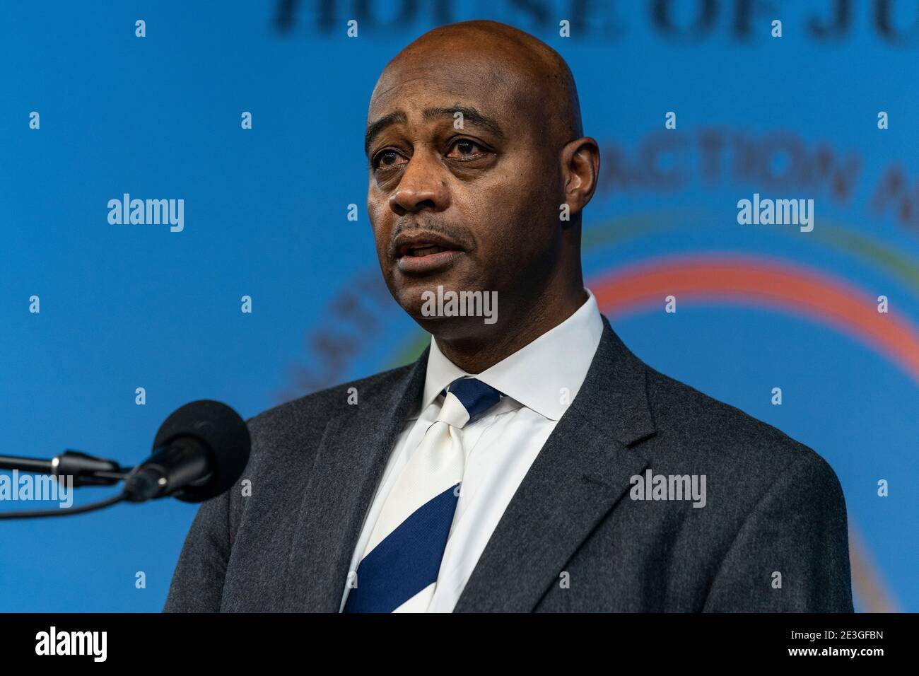 New York, NY - January 18, 2021: Candidate for mayor of NYC Ray McGuire ...