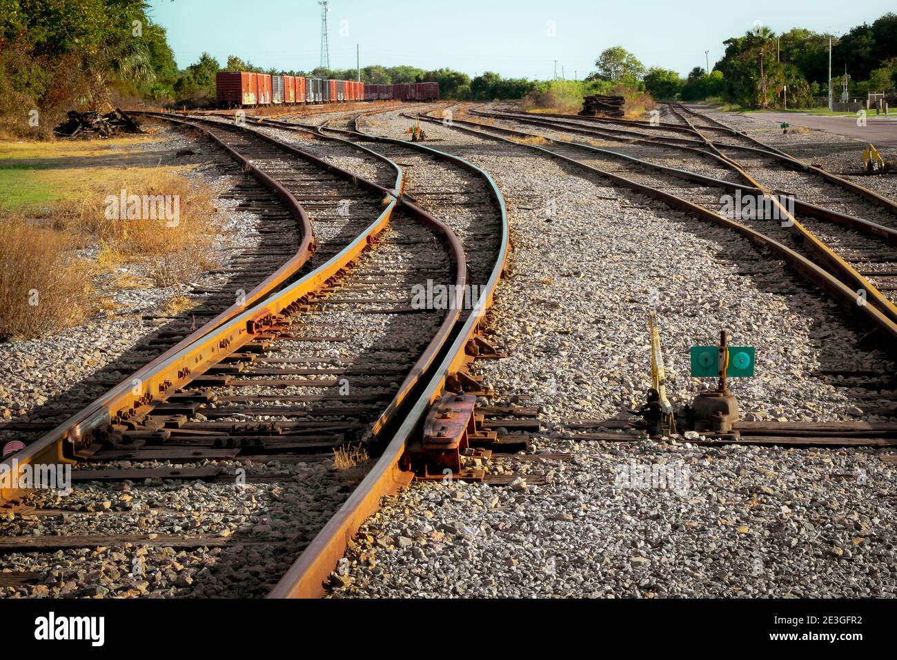 Diverging tracks hi-res stock photography and images - Alamy