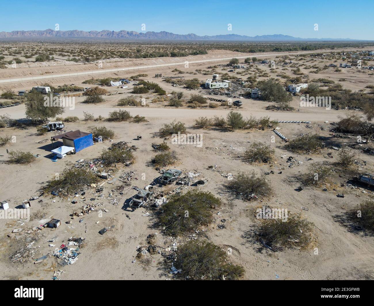 Salton city aerial hi-res stock photography and images - Alamy