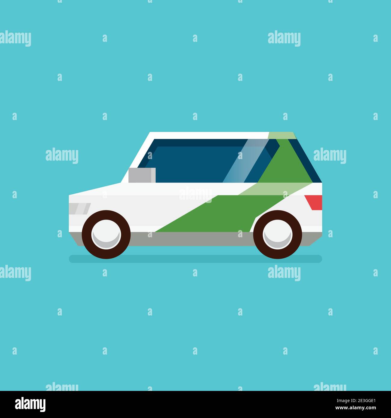 EV Electric car clean energy. vector illustration Stock Vector Image ...