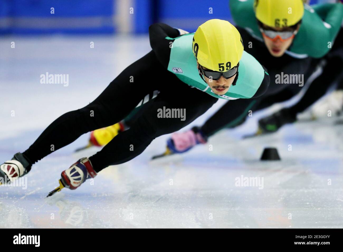 Nagano, Japan. 16th Jan, 2021. Kei Saito Short Track Skating : The 43rd ...
