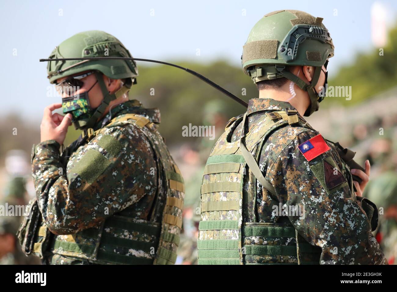 Hsinchu, Hsinchu, Taiwan. 19th Jan, 2021. Taiwanese National Army ...