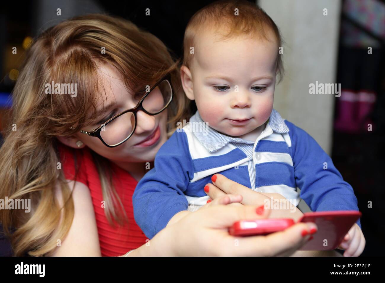 Portrait ecstatic positive girl hi-res stock photography and images - Alamy