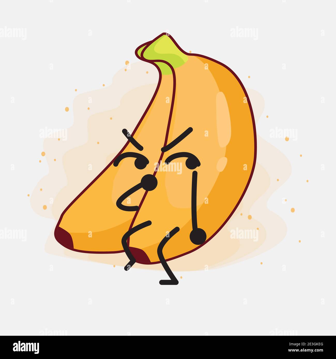 An illustration of cute banana fruit vector character Stock Vector Image & Art - Alamy