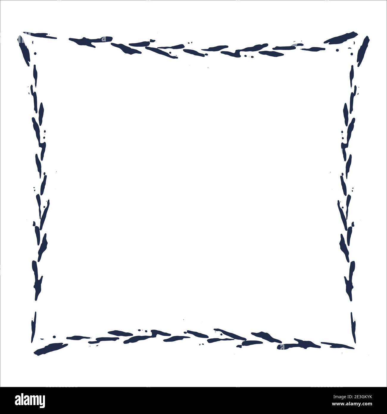 Square frame made black Stock Vector Images - Alamy