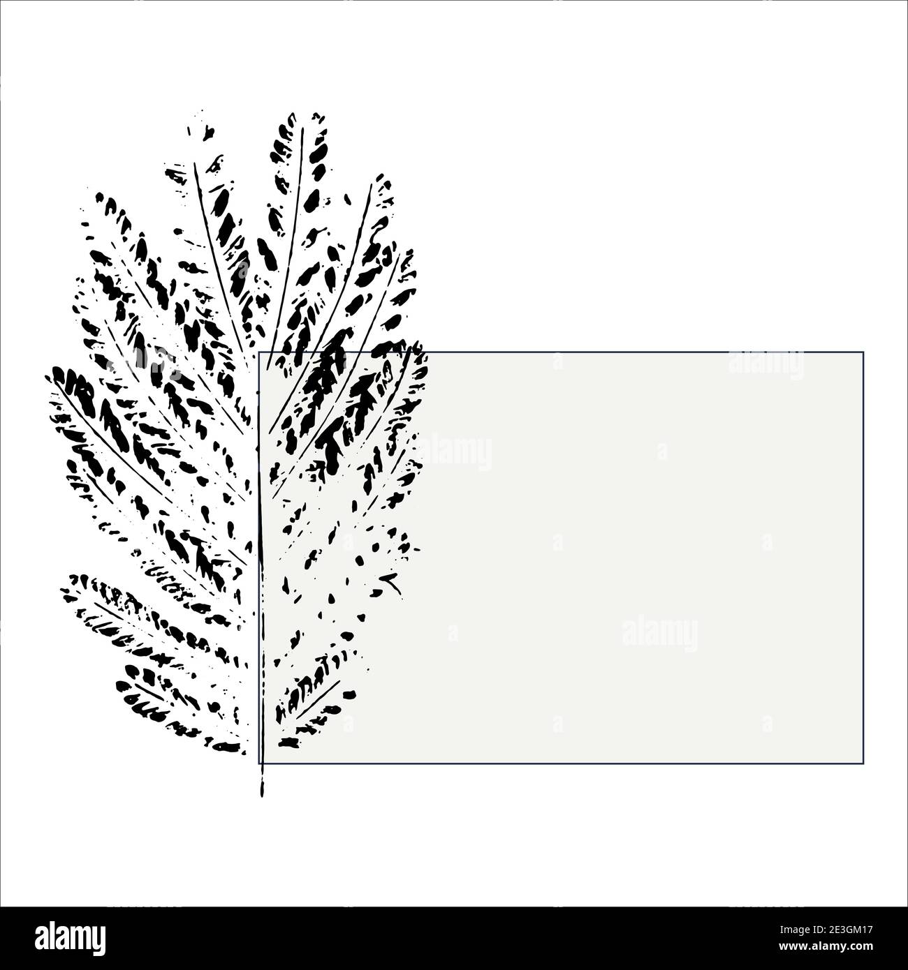 Branch leaves background Stock Vector Images - Alamy
