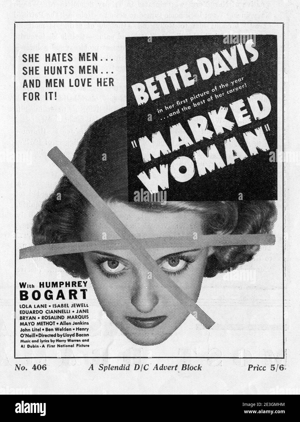 Bette davis marked woman hi-res stock photography and images - Alamy